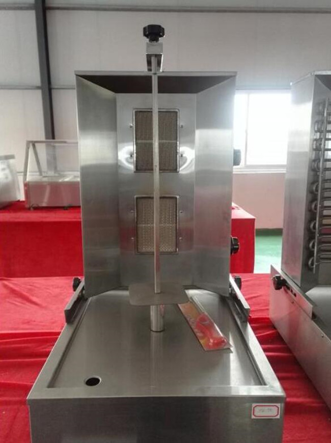 Kebab-Maschine 430 Brenner LPG Doner des Edelstahl-zwei mit spinnender ...